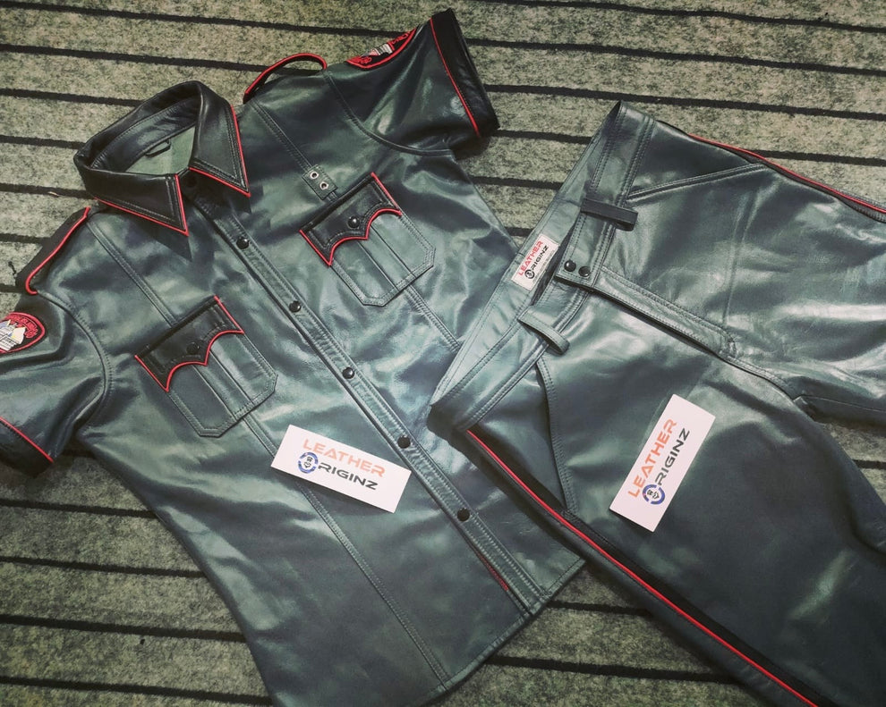 Rhode Island State Police Leather Uniform Set – Leather Originz